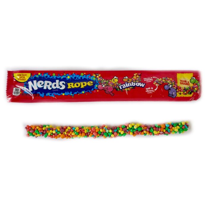 Nerds Rope Rainbow 26gr - Box 24 τμχ | American Corner B2B