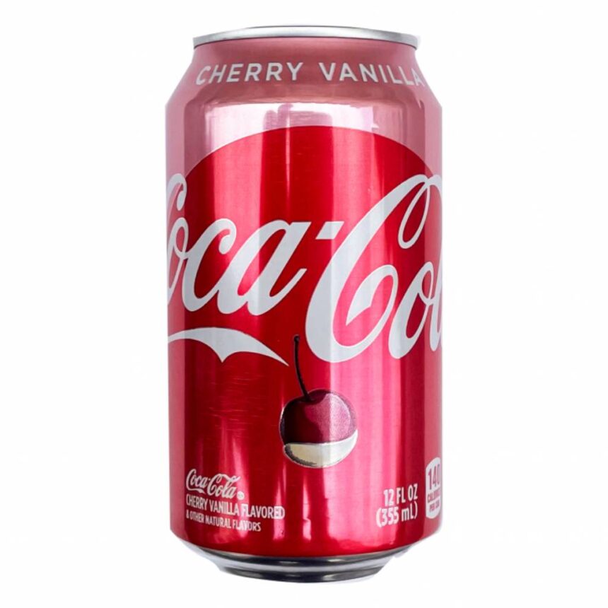 Coca Cola Cherry Vanilla 355ml - Box 12 τμχ | American Corner B2B