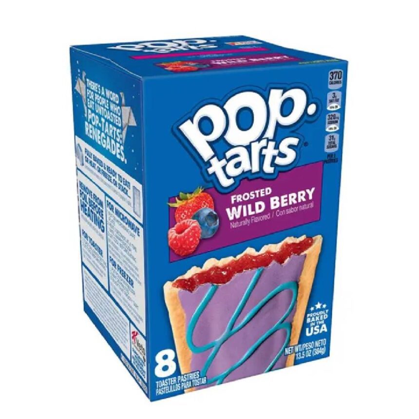 Kellogg’s Pop Tarts Wild Berry 384gr - Box 12τμχ | American Corner B2B