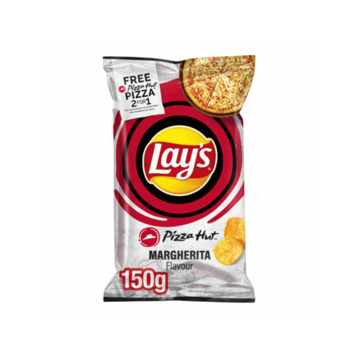 Lay's Pizza Hut Margherita Flavour 150gr | American Corner B2B