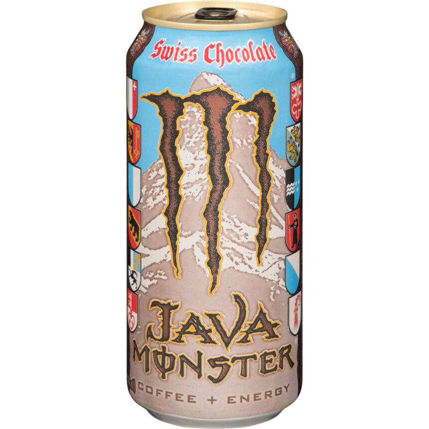 Monster Java Coffee Energy Drink Swiss Chocolate 444ml - Box 12 τμχ ...