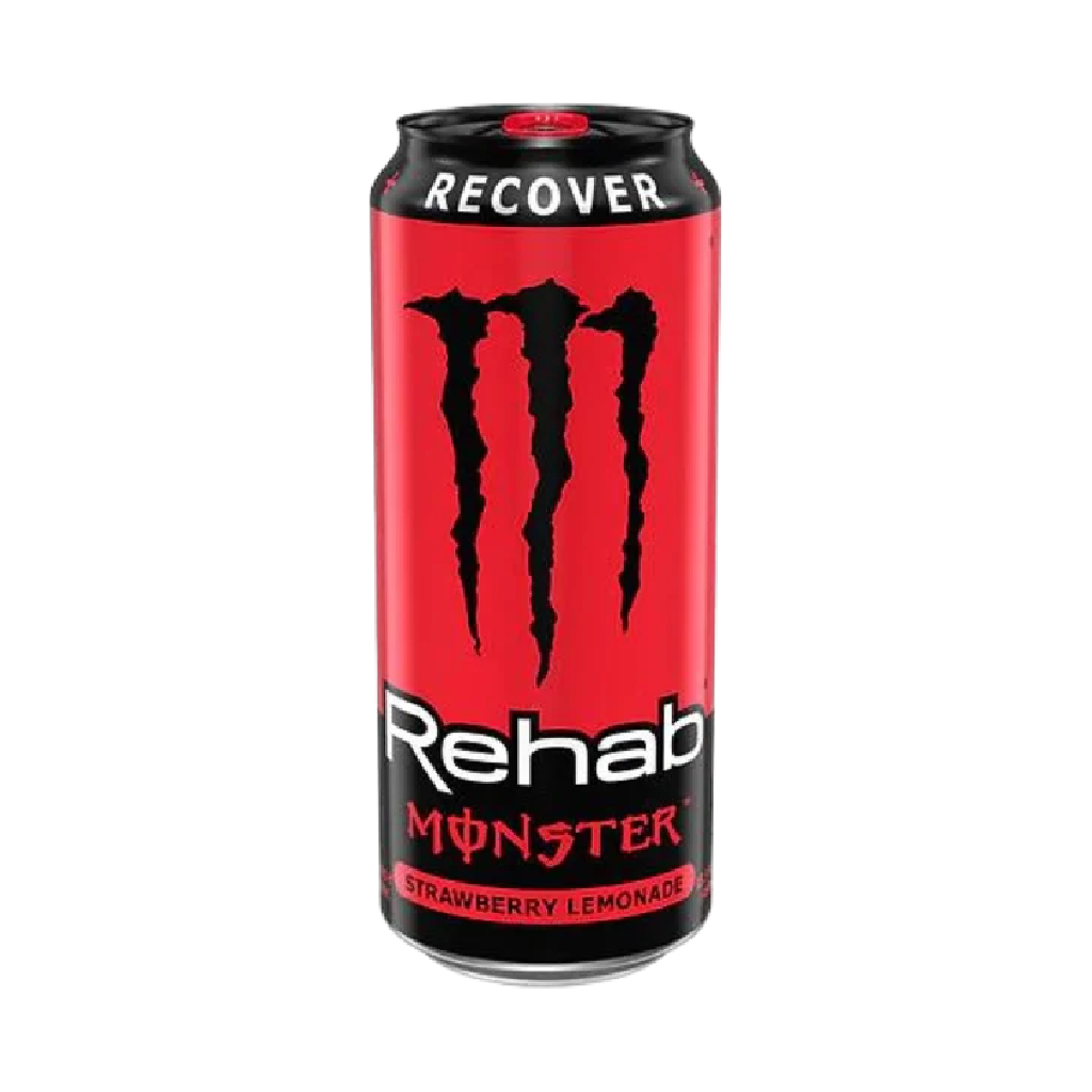 Monster Rehab Strawberry Lemonade 473 ml | American Corner B2B