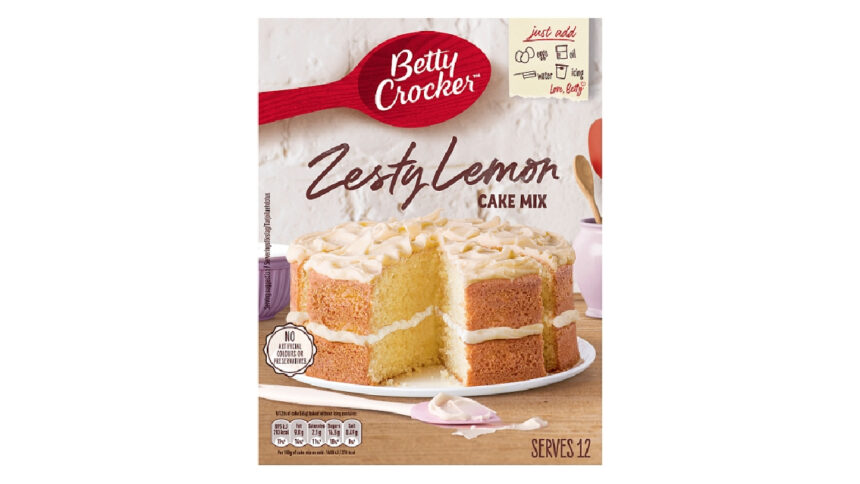 Betty Crocker Zesty Lemon Cake Mix 425 gr | American Corner B2B