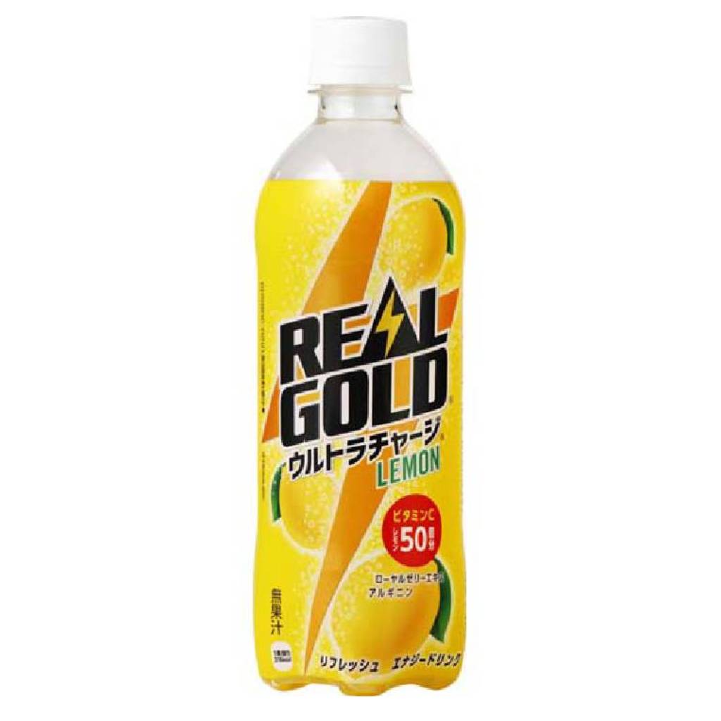 Coca Cola Real Gold Lemon Japan 490 ml | American Corner B2B