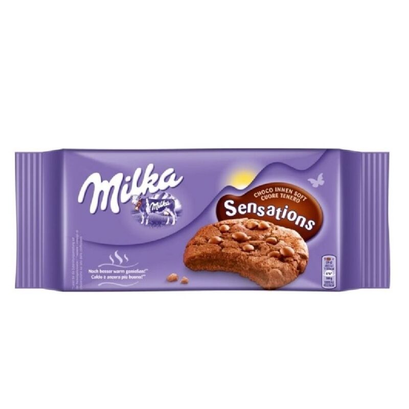 Milka Cookies Sensations Choco 156gr - Box 12τμχ | American Corner B2B
