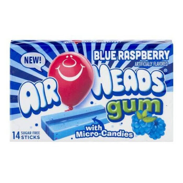 Airheads Blue Raspberry Gum | American Corner B2B