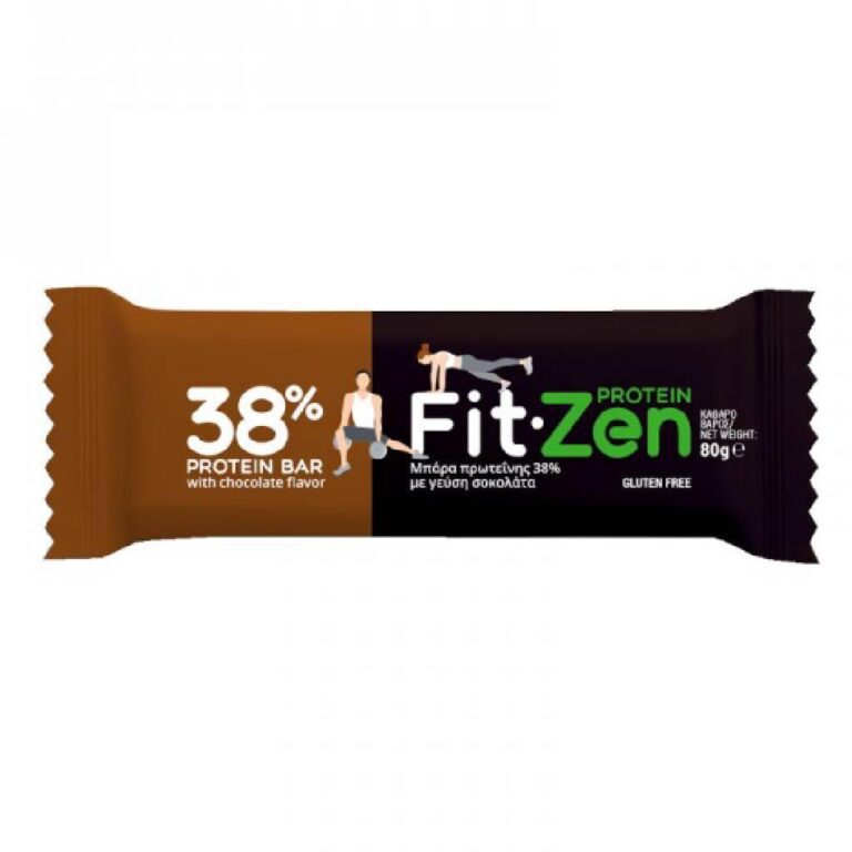Naturals Μπάρα Πρωτεϊνης Fit-Zen Chocolate 80 gr - Box 20 τμχ ...
