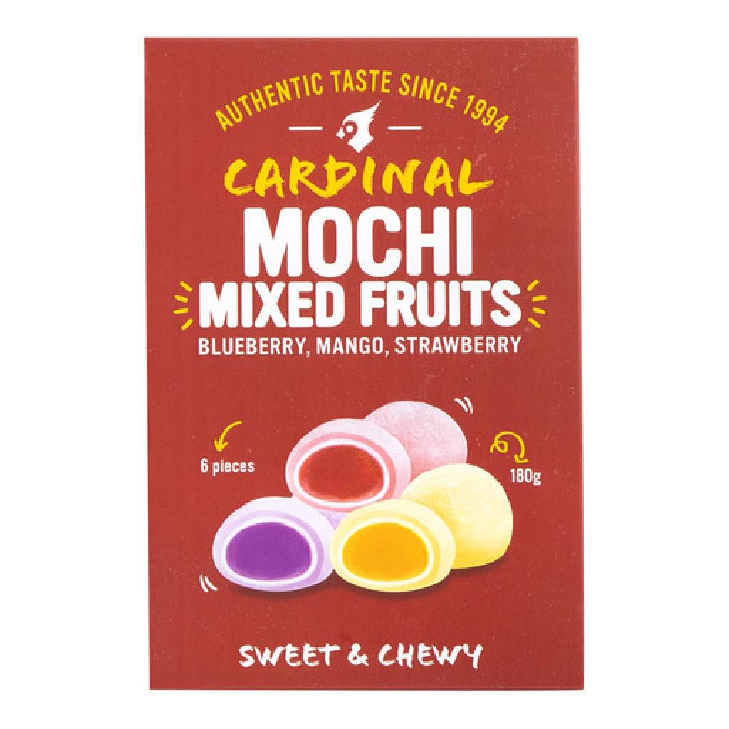 Mochi Mixed Fruits Cardinal 210 gr - Box 12 τμχ | American Corner B2B