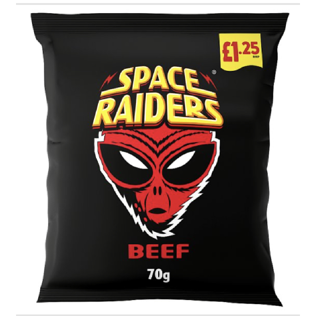 Space Raiders Beef 70 gr | American Corner B2B