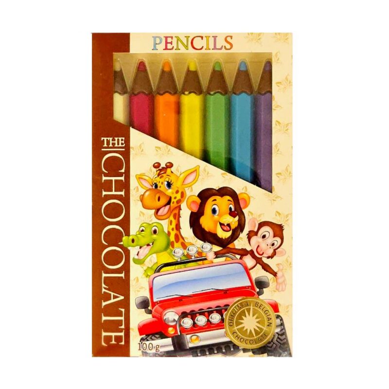 PENCILS MILK CHOCOLATE ZOO 100 GR
